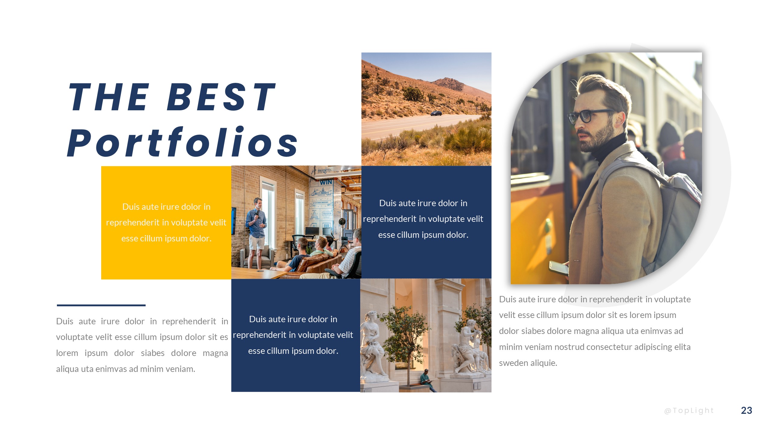 Top Light - Google Slides Presentation Template, Presentation Templates