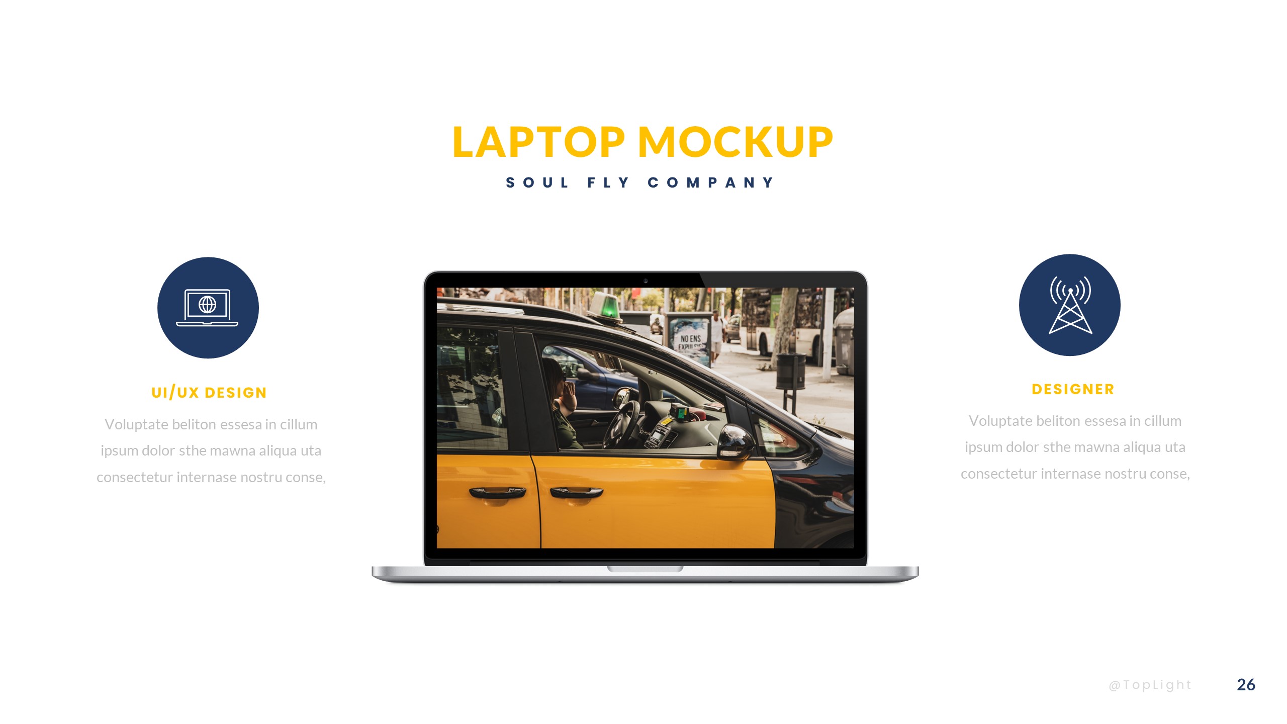 Top Light - Google Slides Presentation Template, Presentation Templates