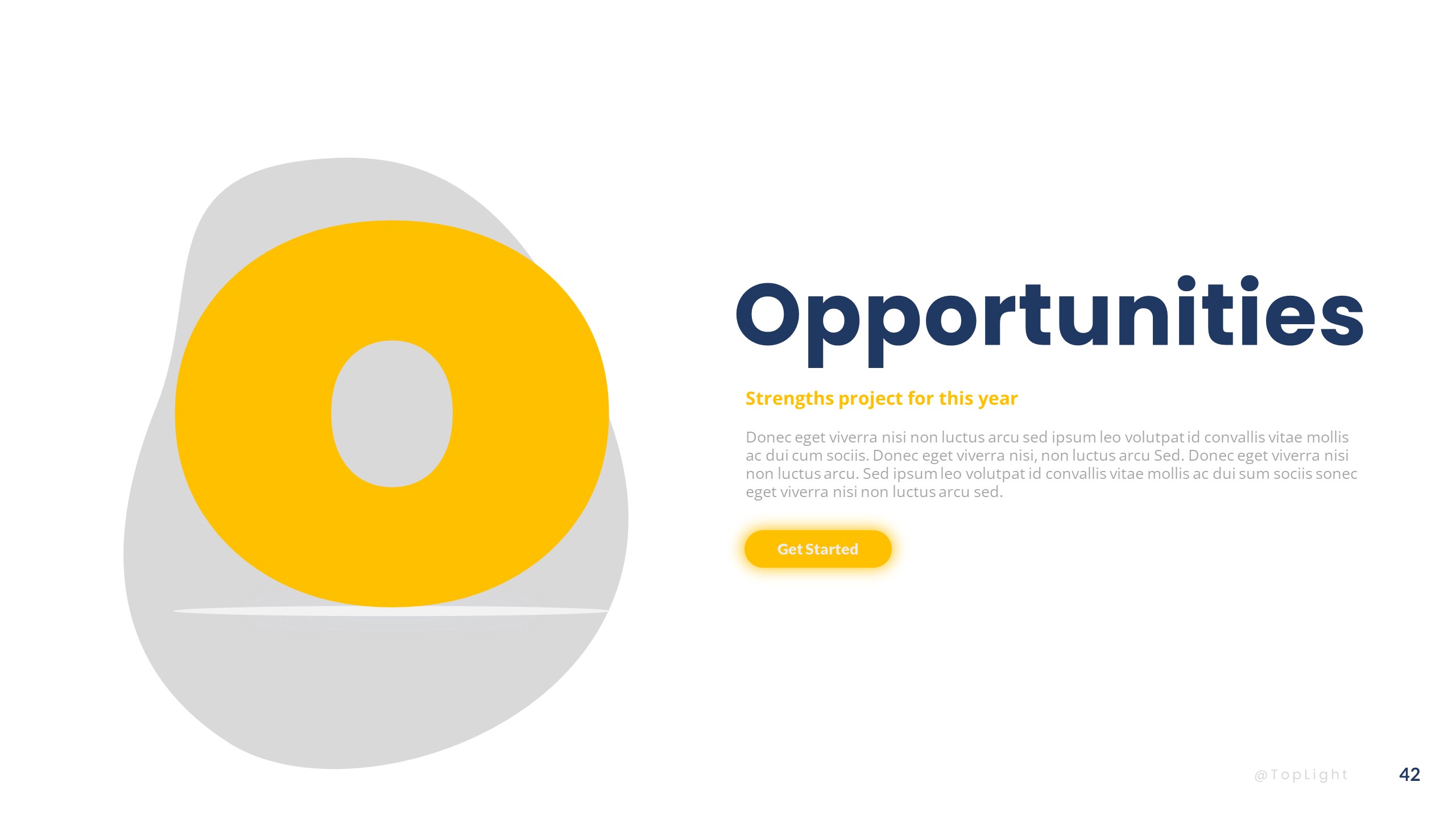 Top Light - Google Slides Presentation Template, Presentation Templates
