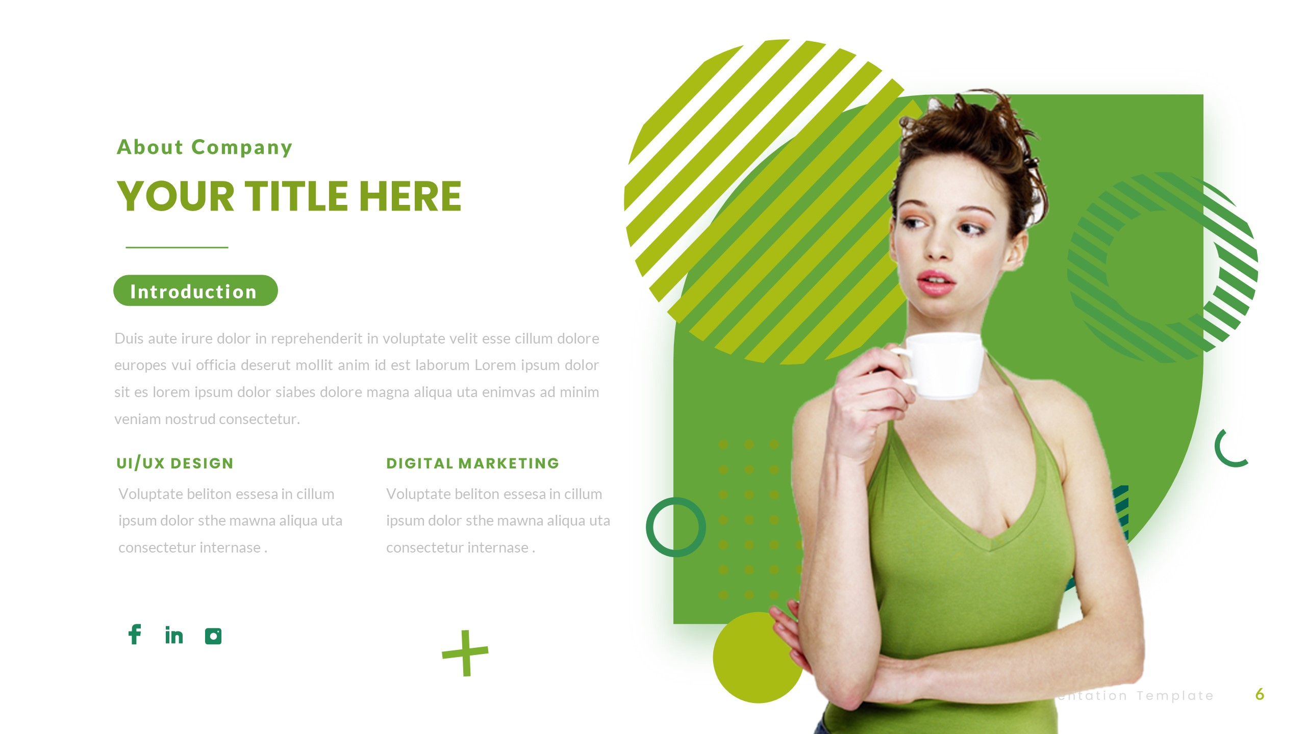 Green - Google Slides Presentation Template, Presentation Templates