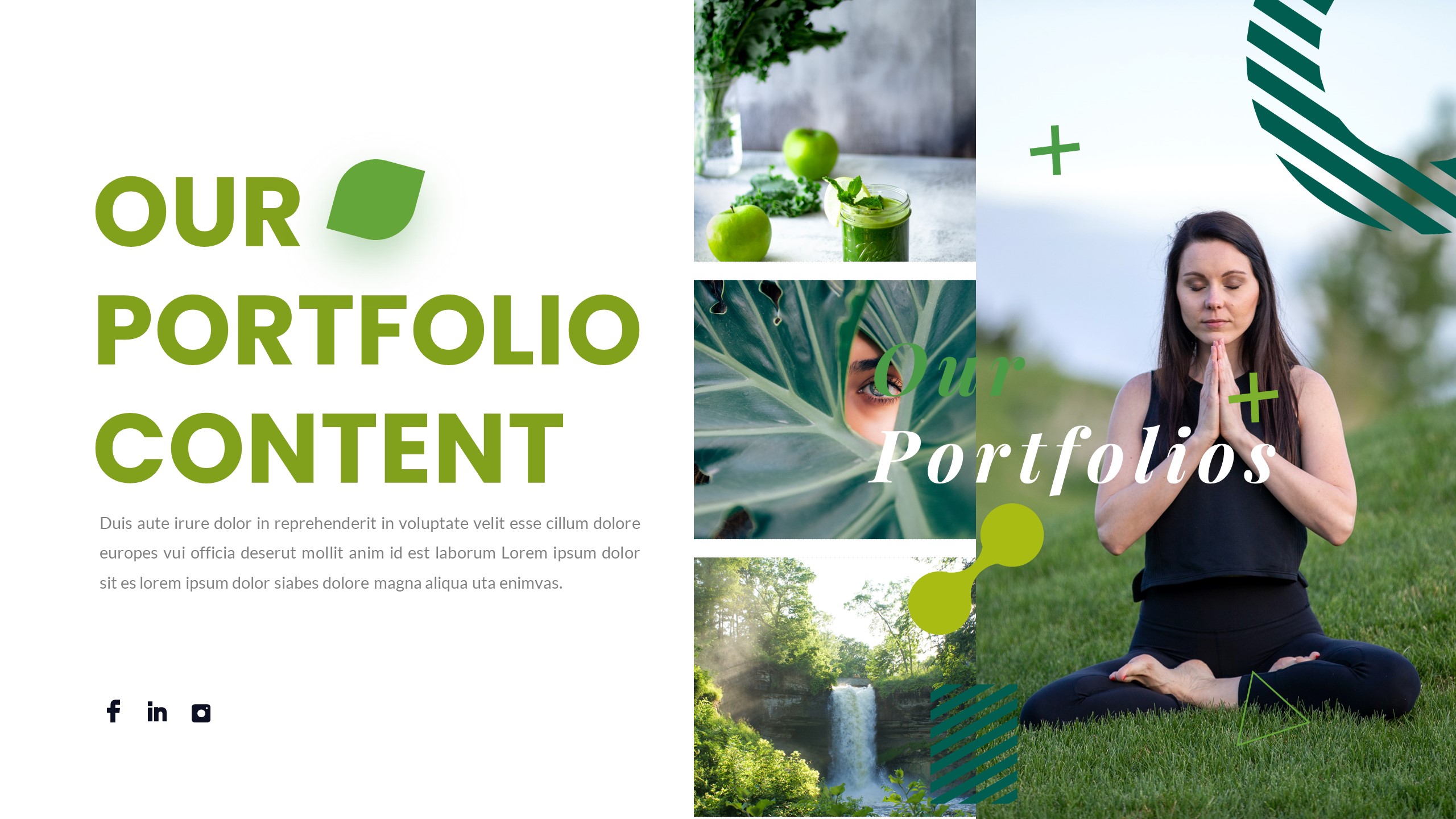 Green - Google Slides Presentation Template, Presentation Templates