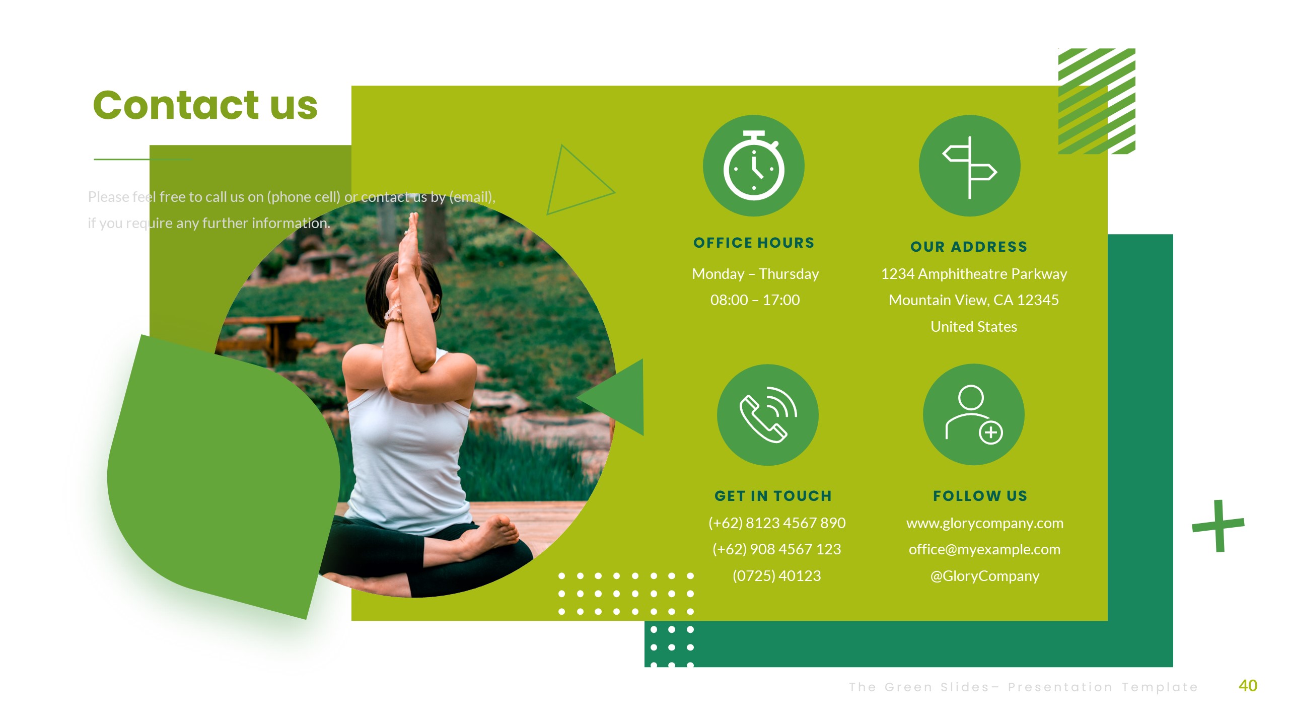 Green - Google Slides Presentation Template, Presentation Templates