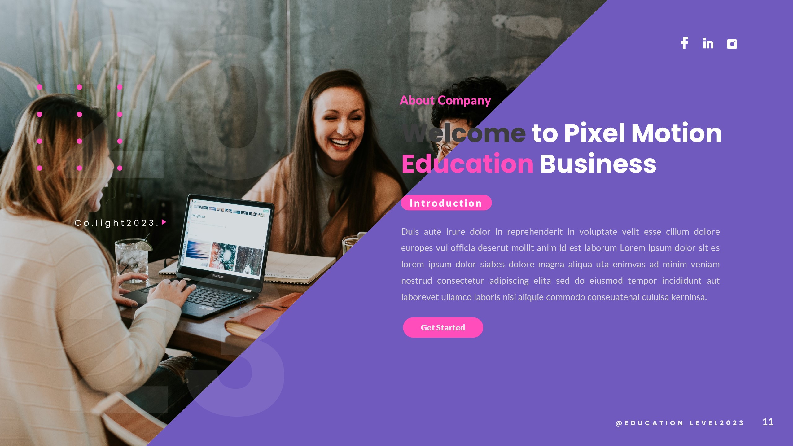 Education Level - Google Slides Presentation Template, Presentation ...