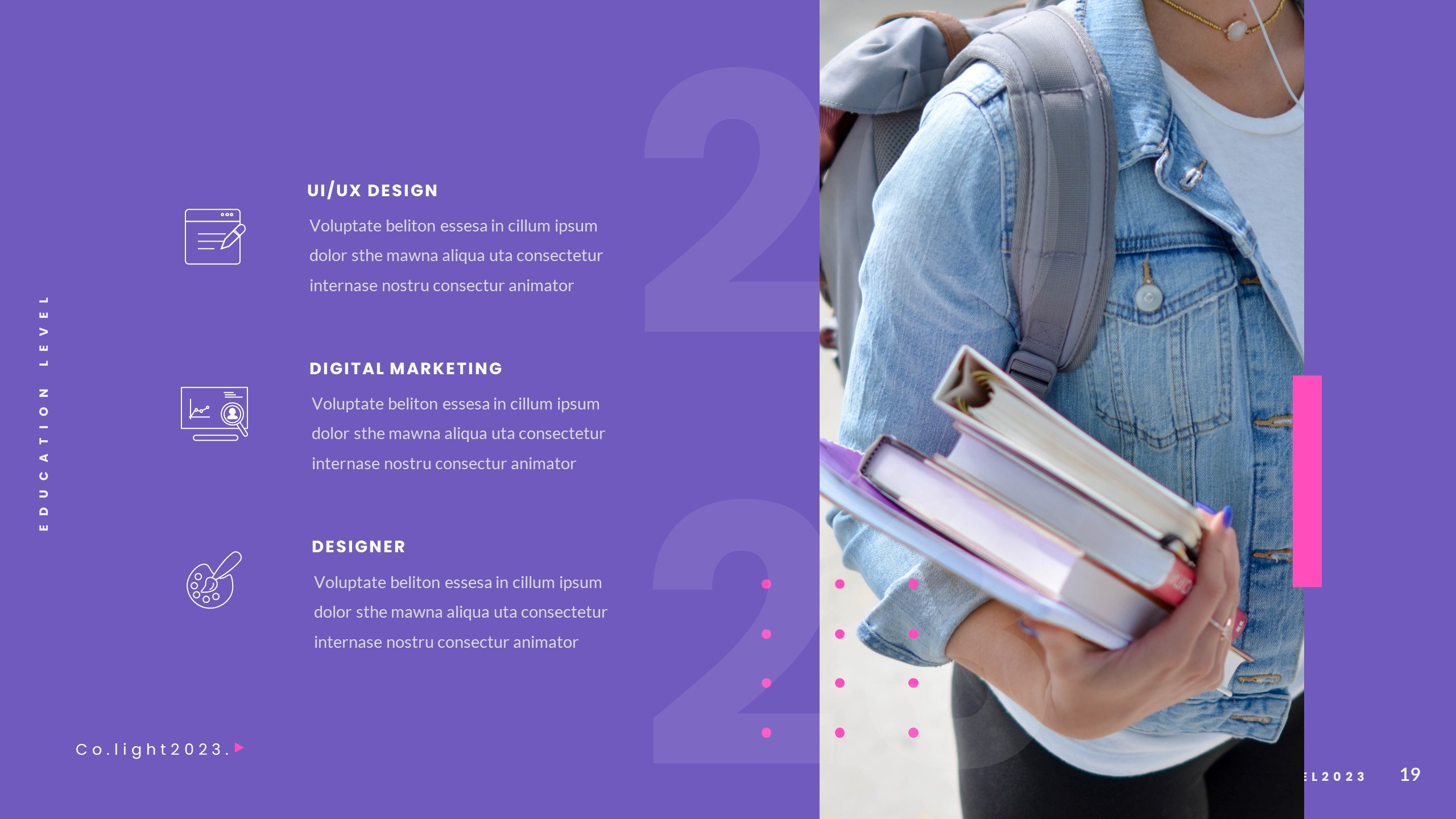 Education Level - Google Slides Presentation Template, Presentation ...