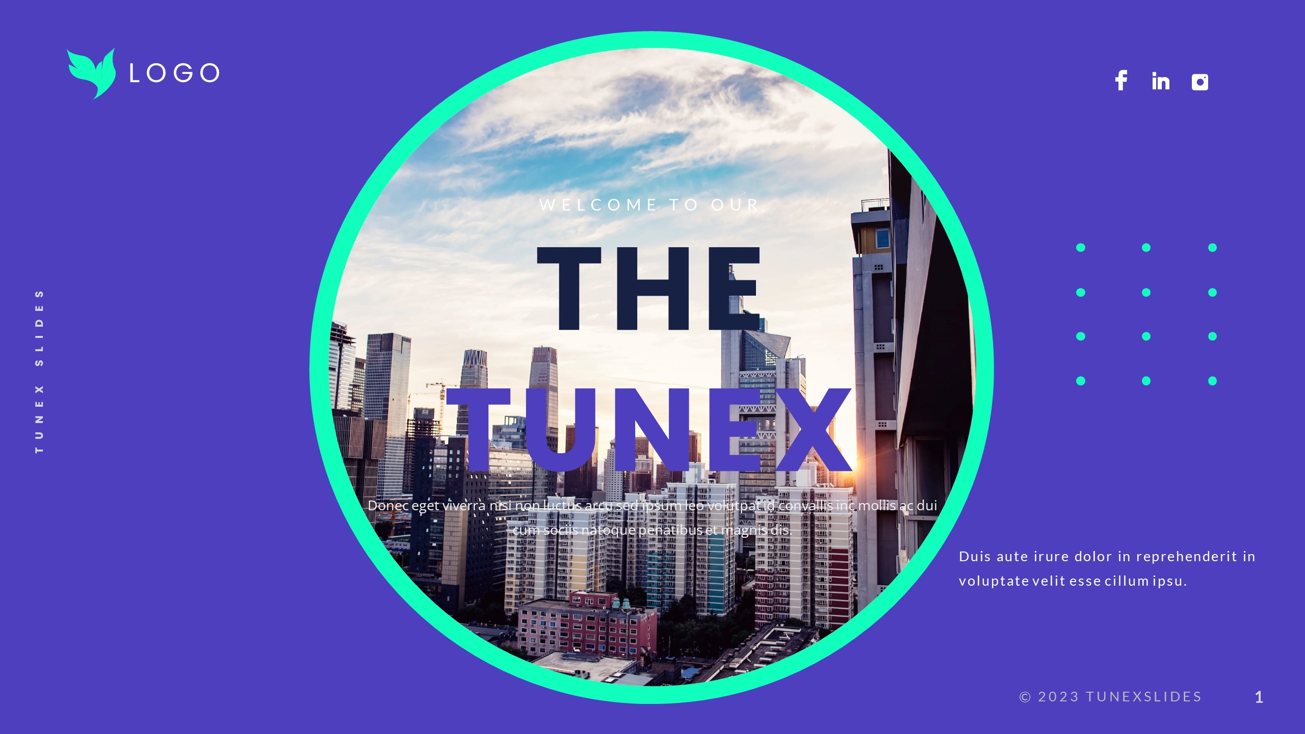 Tunex - Google Slides Presentation Template, Presentation Templates