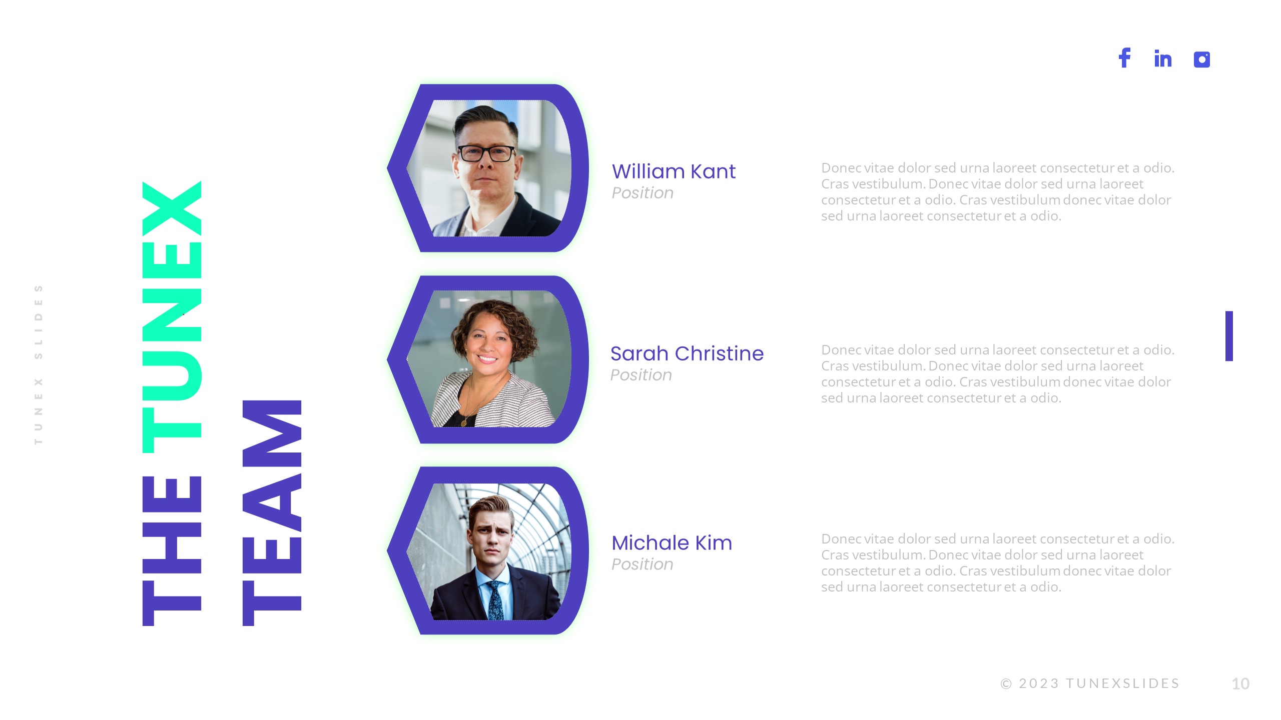 Tunex - Google Slides Presentation Template, Presentation Templates