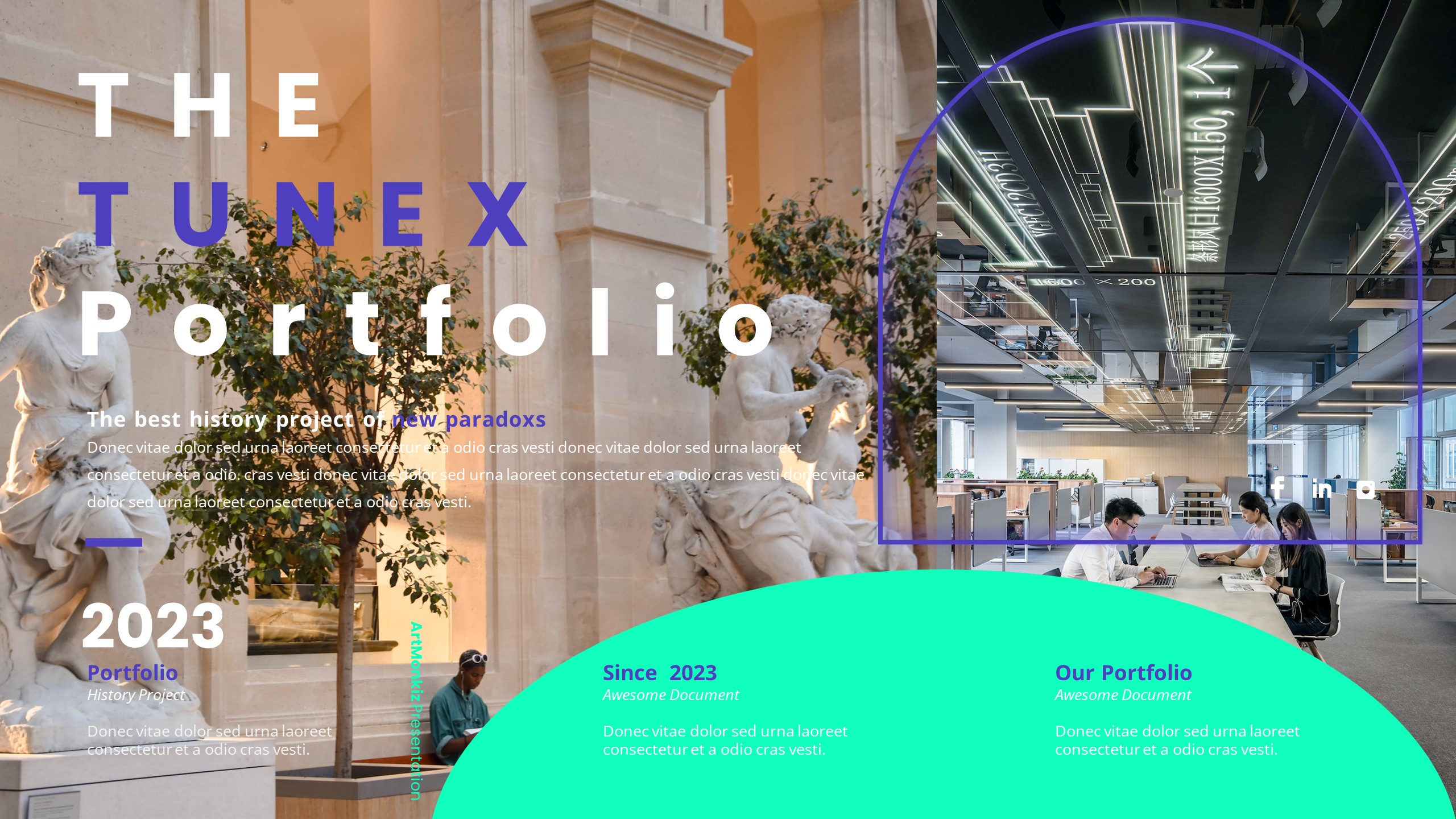 Tunex - Google Slides Presentation Template, Presentation Templates