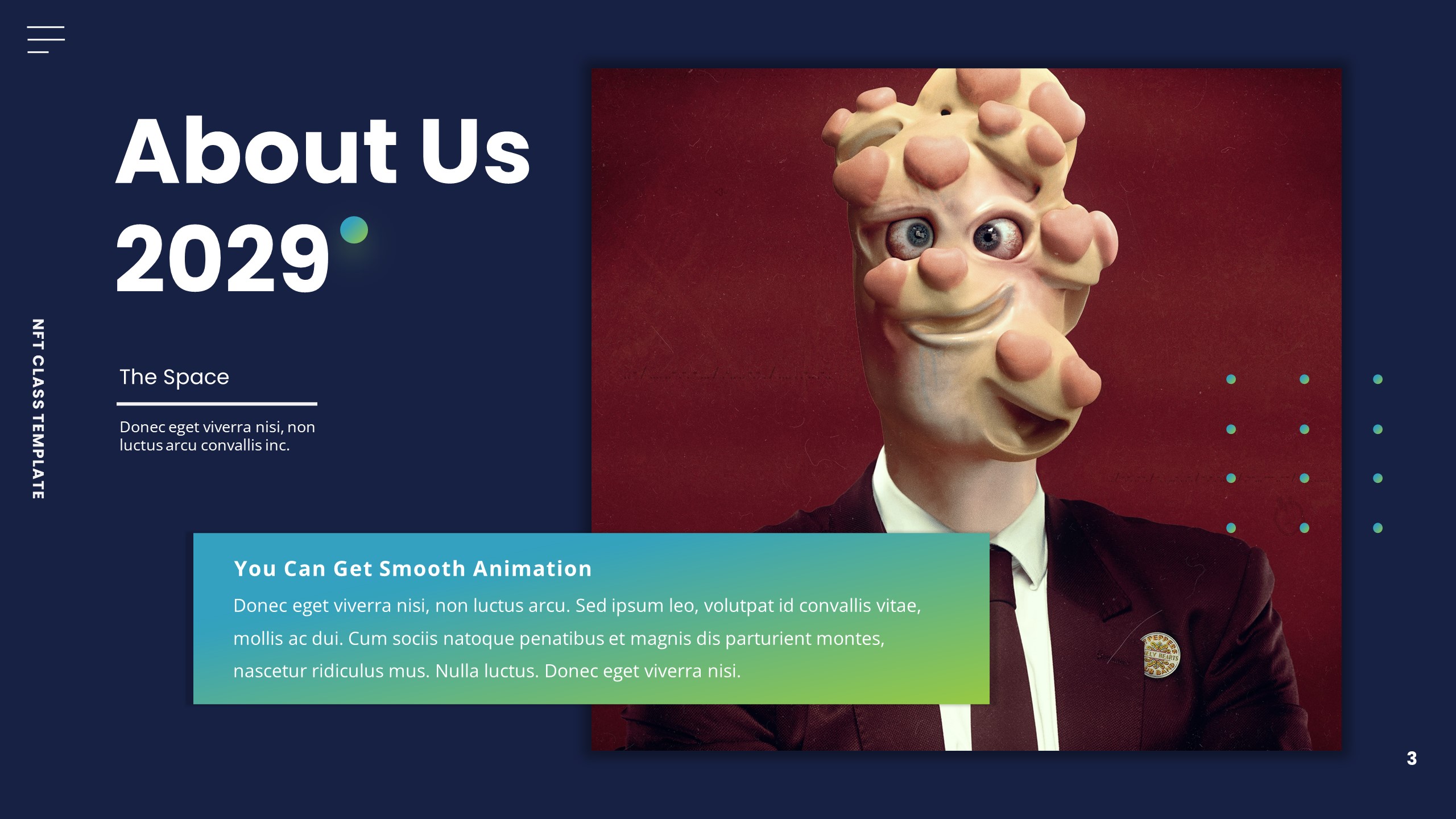 NFT Class - Google Slides Presentation Template, Presentation Templates