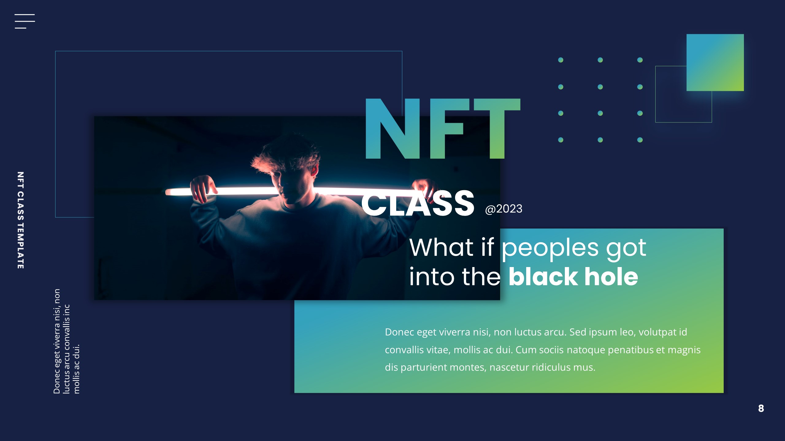 NFT Class - Google Slides Presentation Template, Presentation Templates