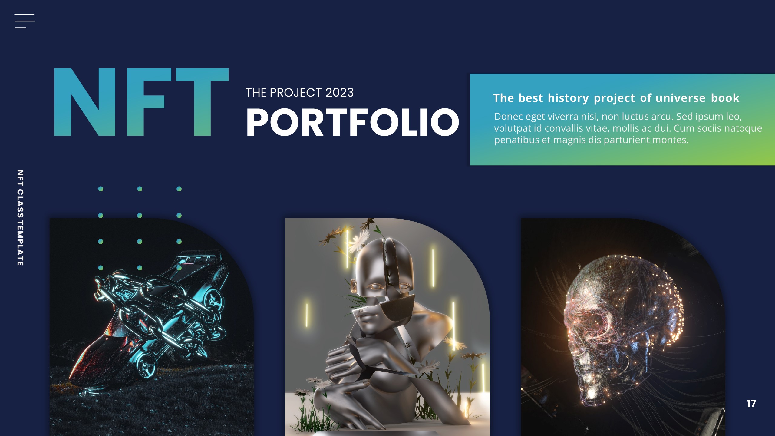 NFT Class - Google Slides Presentation Template, Presentation Templates