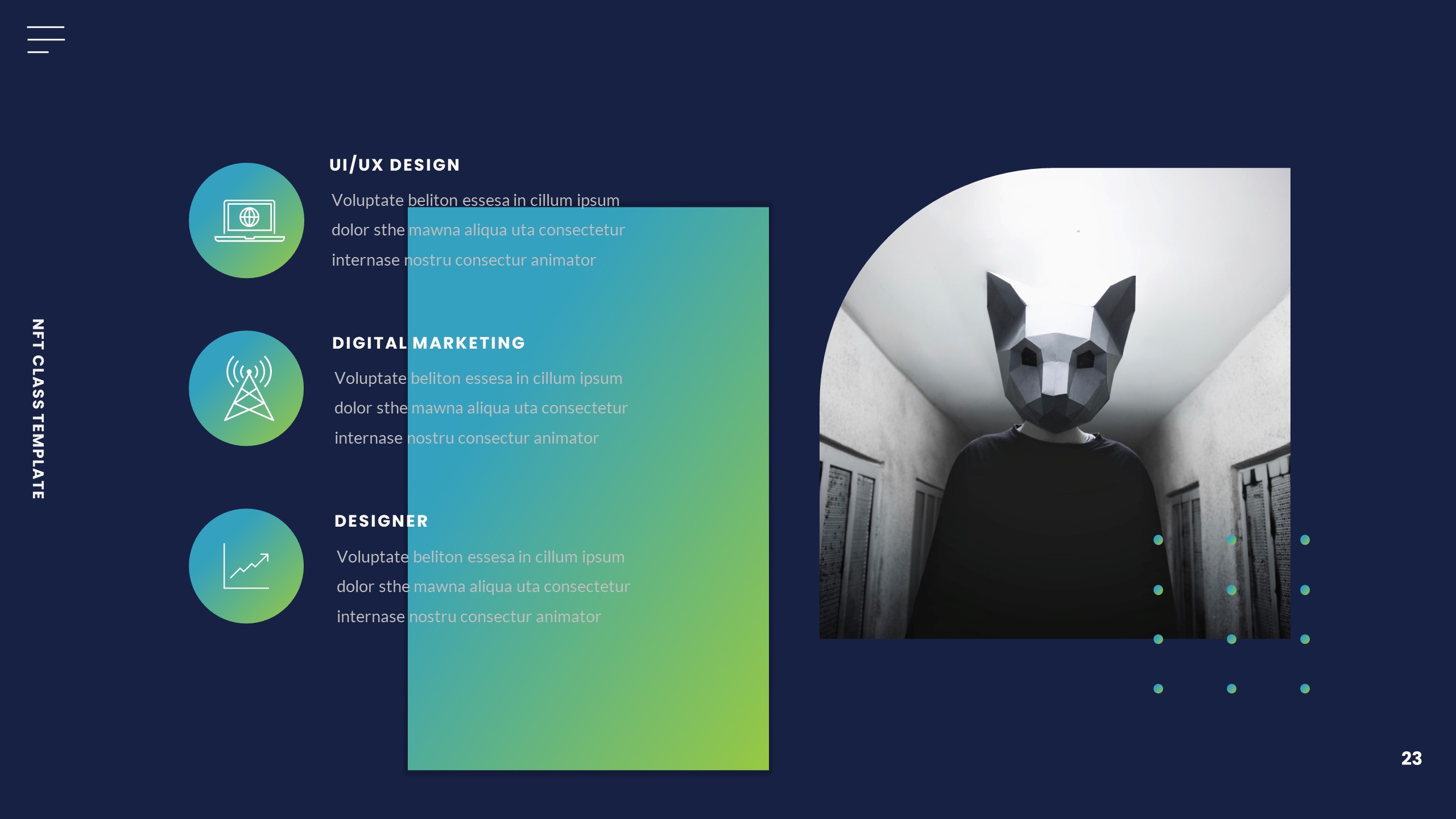 NFT Class - Google Slides Presentation Template, Presentation Templates