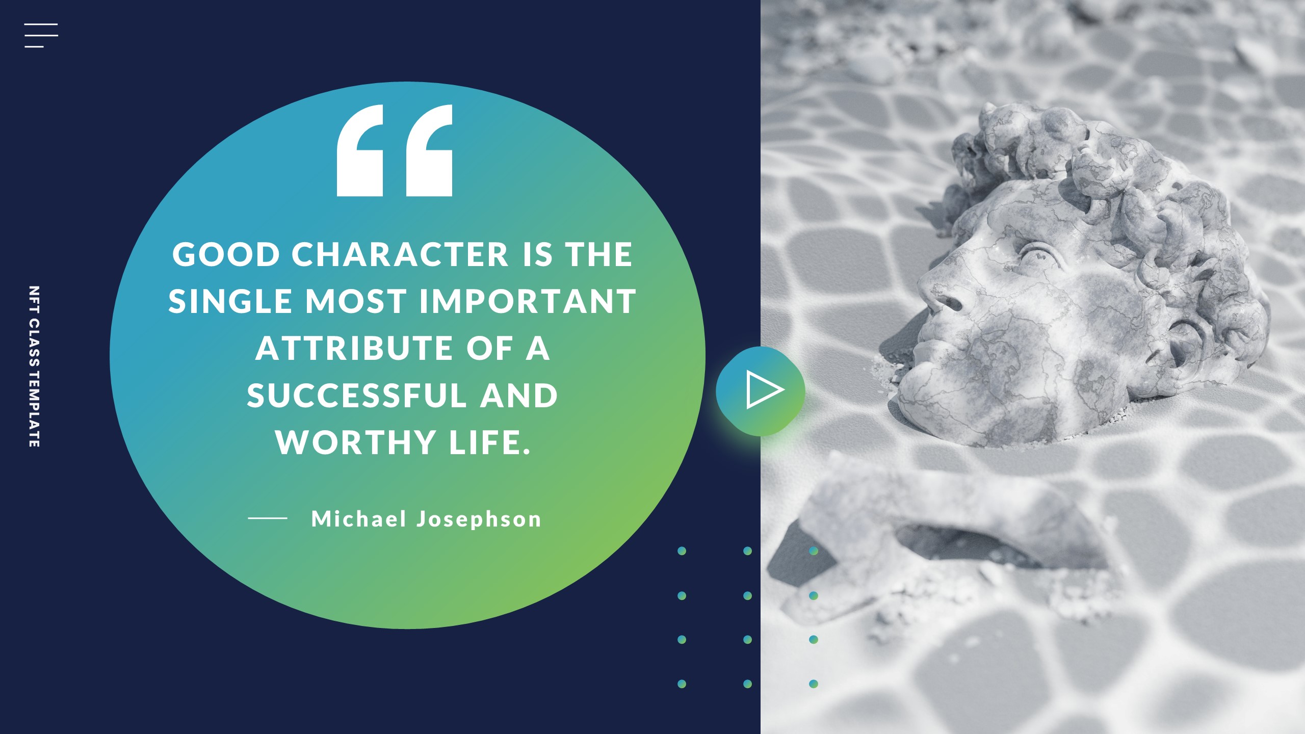 NFT Class - Google Slides Presentation Template, Presentation Templates