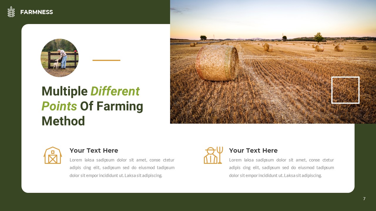 Farmness - Green Presentation Powerpoint Template, Presentation Templates