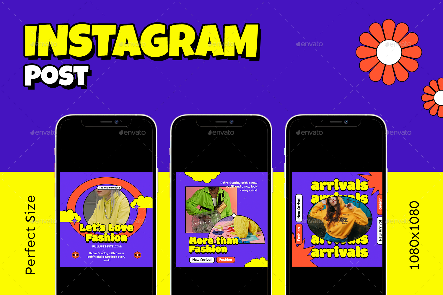 Cunkye Funky Fashion Instagram Template by Shinrastudio | GraphicRiver