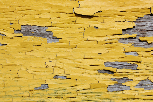 Yellow textured decaying paint background Stock Photo by iheartcreative