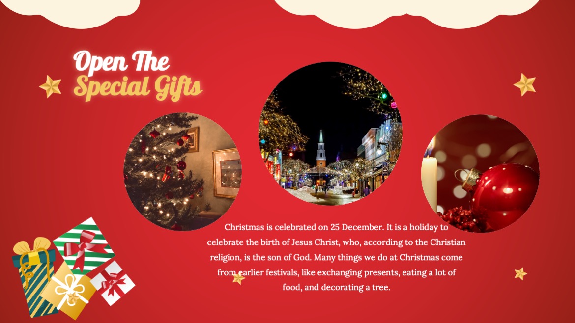 Merry - Christmas Powerpoint Template, Presentation Templates ...