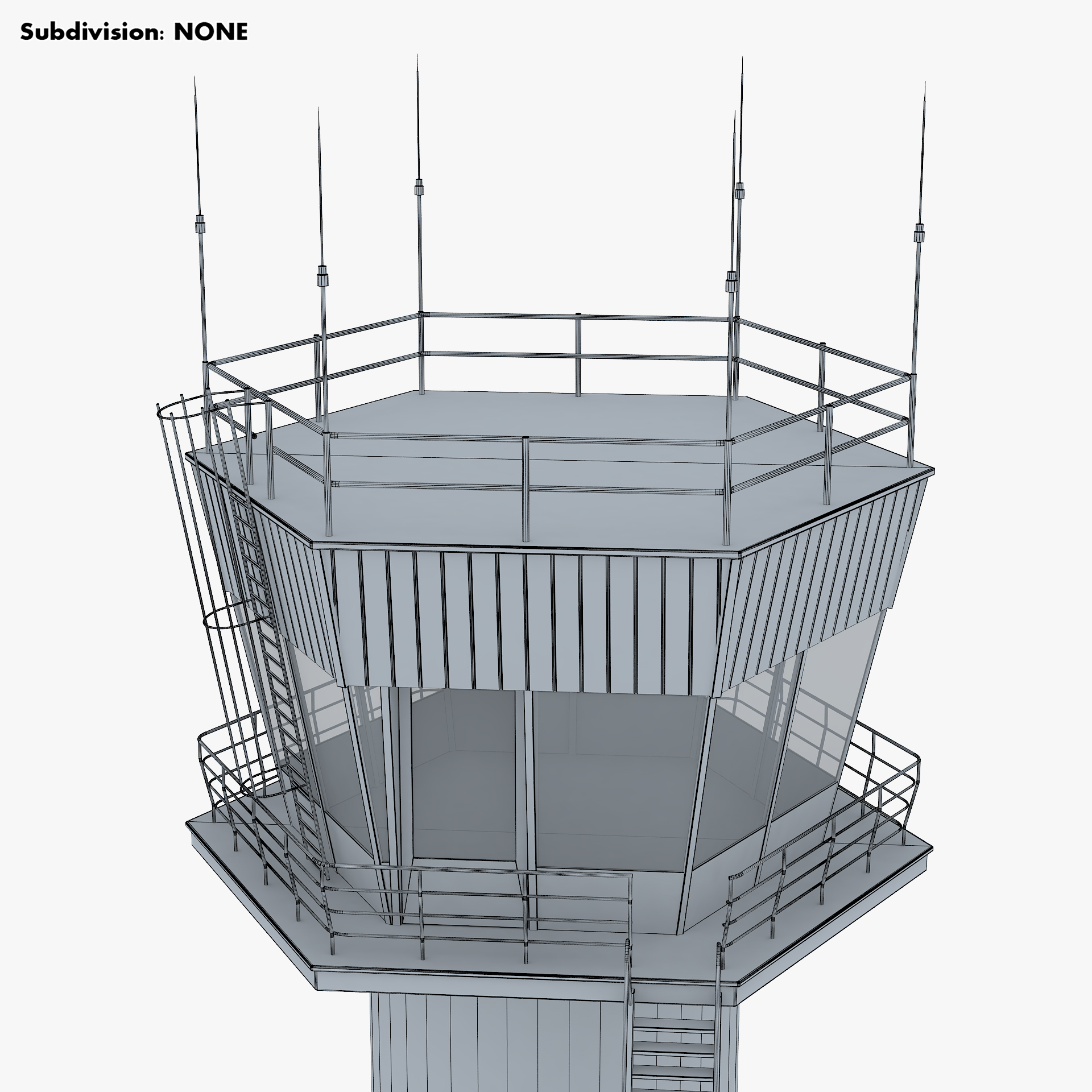 Airport Air Traffic Control Tower M 1 by Zurel | 3DOcean