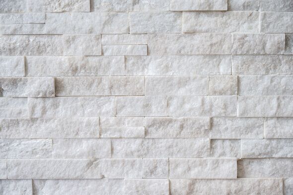 White Stone feature wall Stock Photo by wirestock | PhotoDune