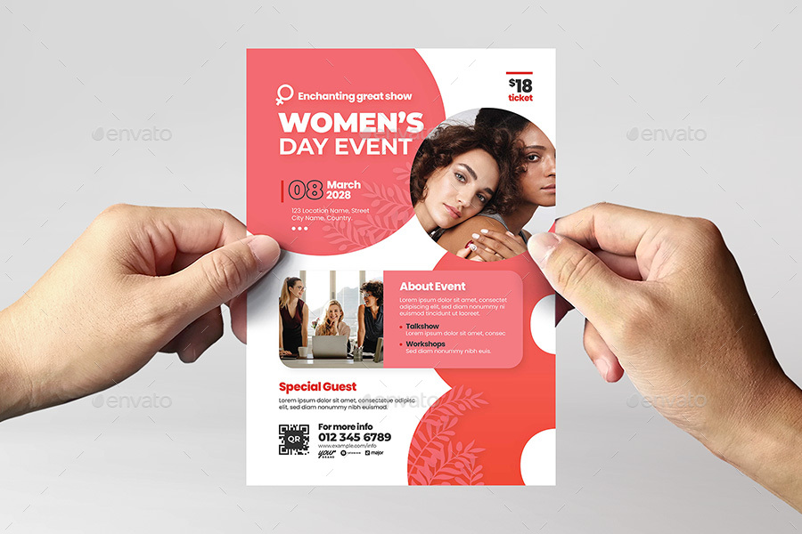 Women Day Flyer / Poster Template, Print Templates | GraphicRiver