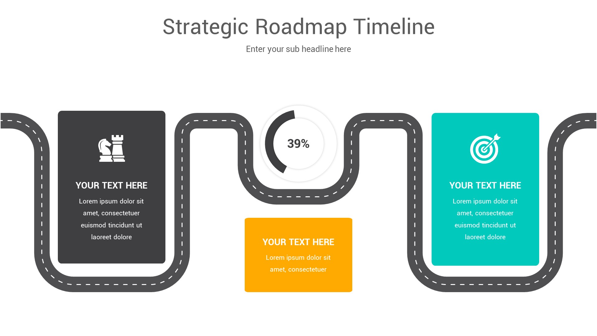 Strategic Roadmap Timeline Google Slides Template, Presentation Templates