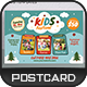 Kids Activities | Kids Festival Postcard, Print Templates | GraphicRiver