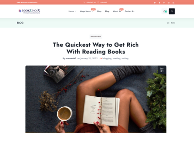 Choix - Bookstore Elementor WooCommerce WordPress Theme by acmee | ThemeForest
