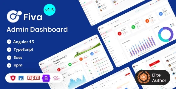 Fiva - Admin Dashboard Template with Angular 15 & HTML by EnvyTheme
