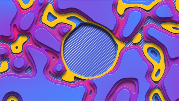 Melted Gradients Floating 18, Motion Graphics | VideoHive