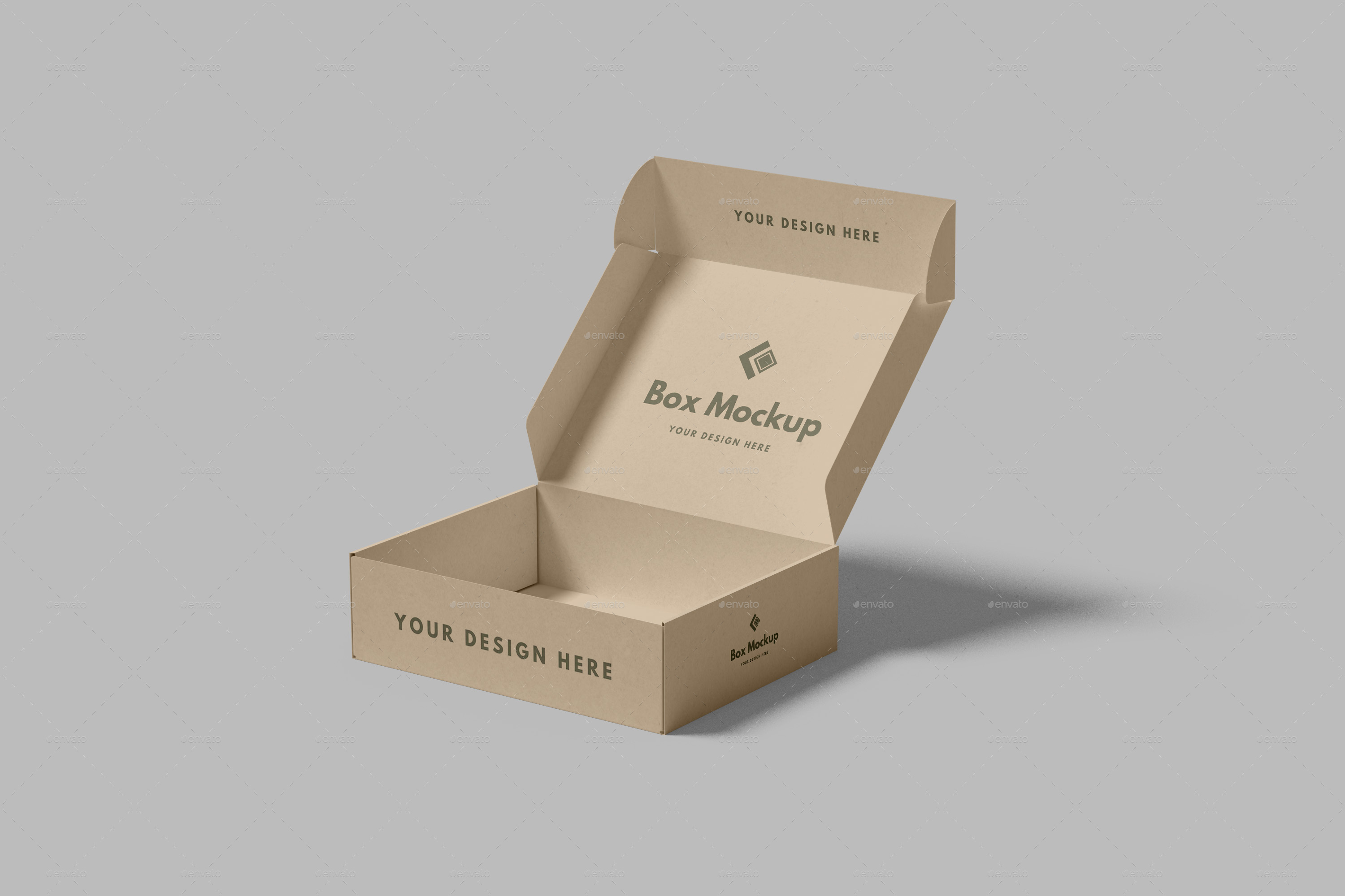 Box Mockup or Mailing Box Mockup, Graphics | GraphicRiver