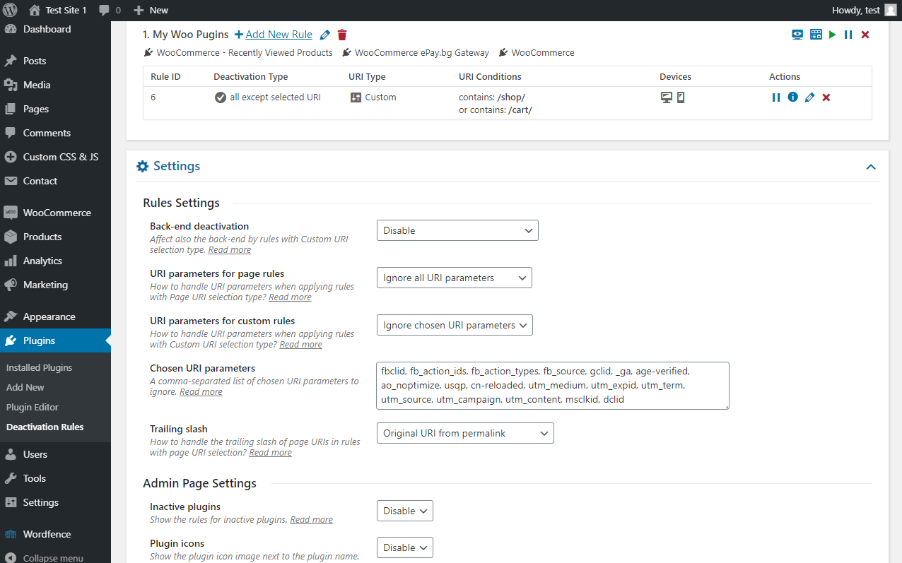 Deactivate Plugins Per Page - Improve WordPress Performance by nikolaydev