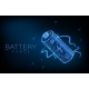 Abstract Low Poly Battery Charge From Electric, Vectors | GraphicRiver
