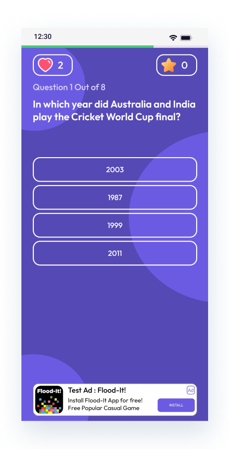 Quizze | Android Quiz App |Android Gaming App | Android Studio Full App + Admin Panel by N_Codes_Lab