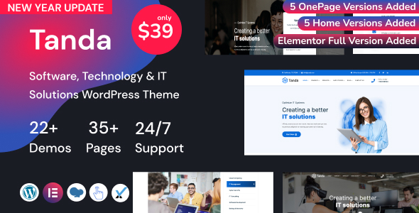 Tanda - IT Solutions WordPress by WordpressRiver | ThemeForest