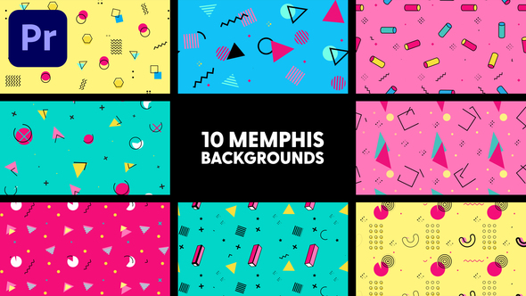 Geometric Backgrounds, Premiere Pro Templates | VideoHive