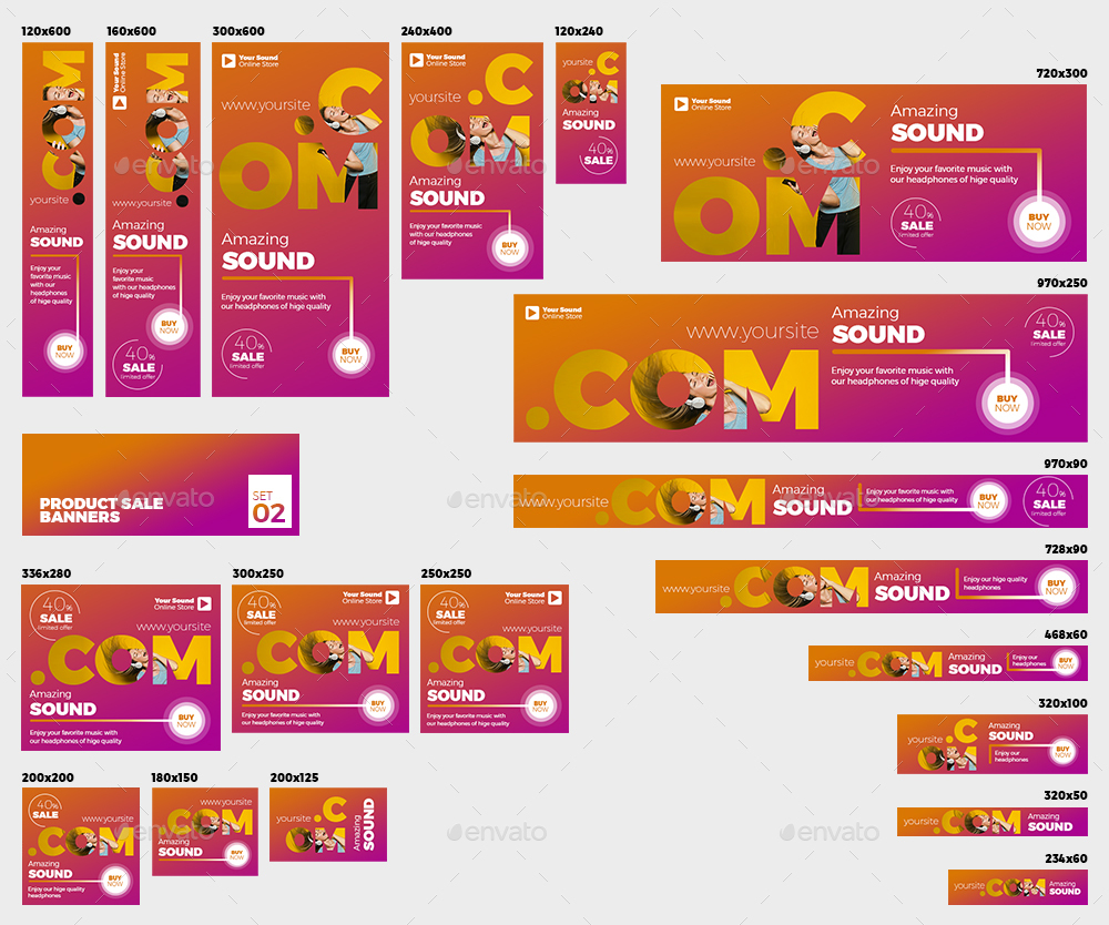 Product Sale Banners Bundle, Web Elements | GraphicRiver