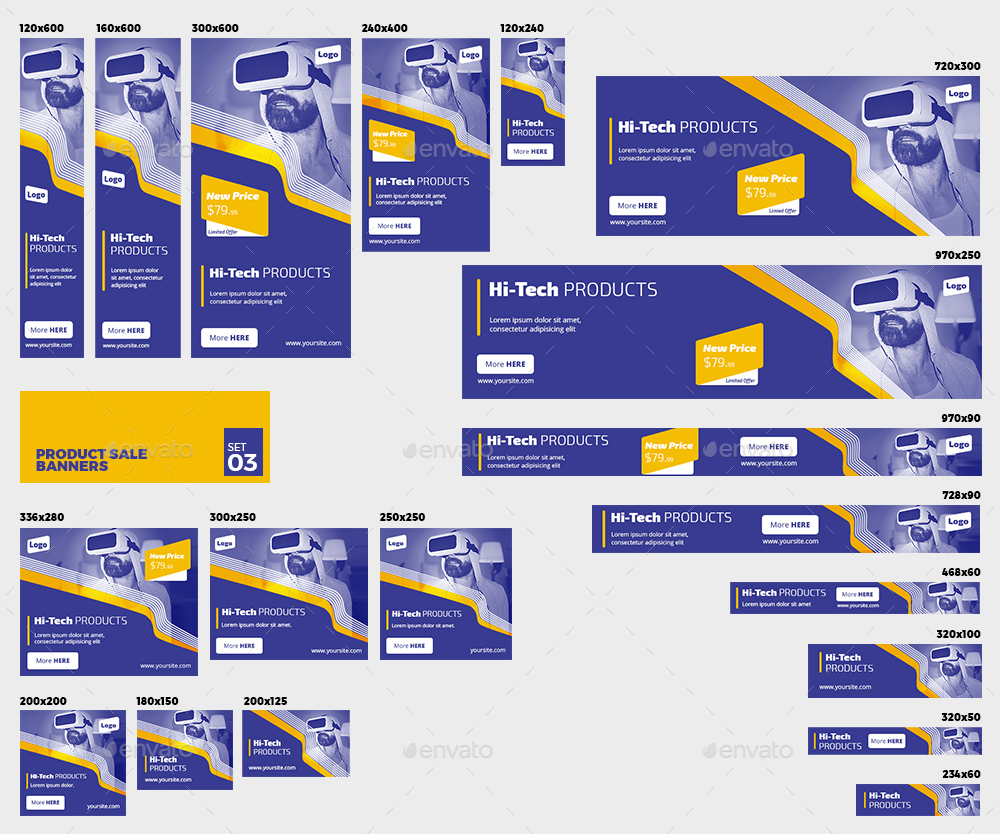 Product Sale Banners Bundle, Web Elements | GraphicRiver