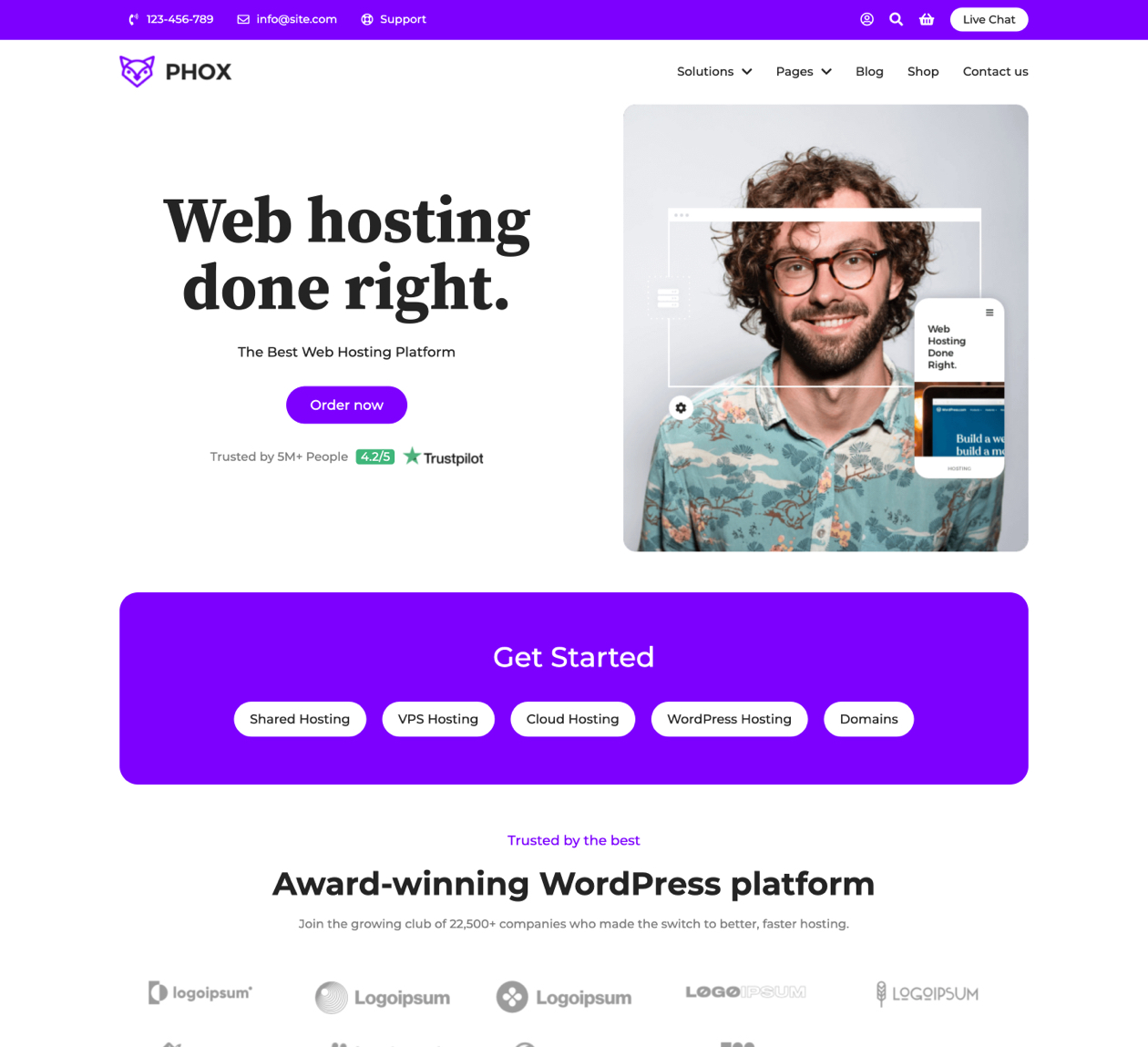 Phox - Hosting WordPress & WHMCS Theme by WHMCSdes | ThemeForest
