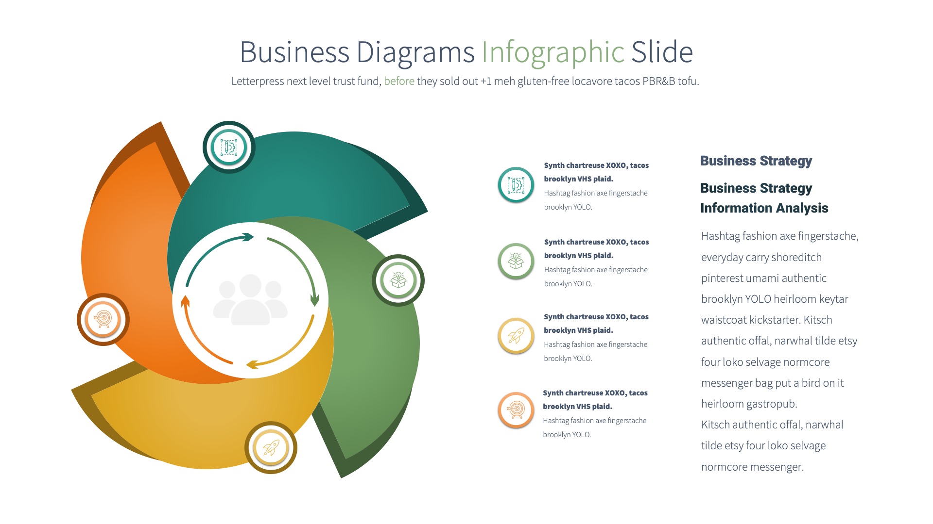Business Diagrams - PowerPoint Infographics Slides, Presentation Templates