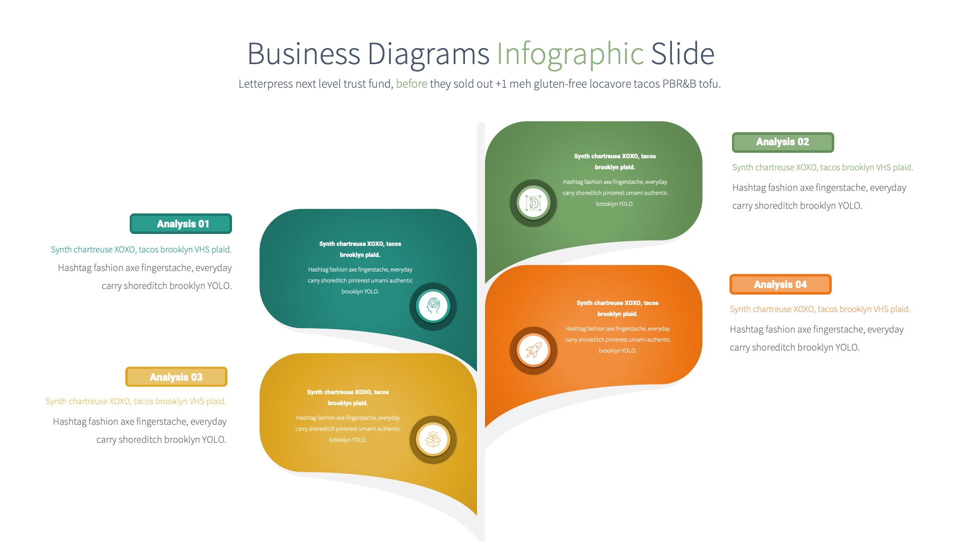Business Diagrams - PowerPoint Infographics Slides, Presentation Templates