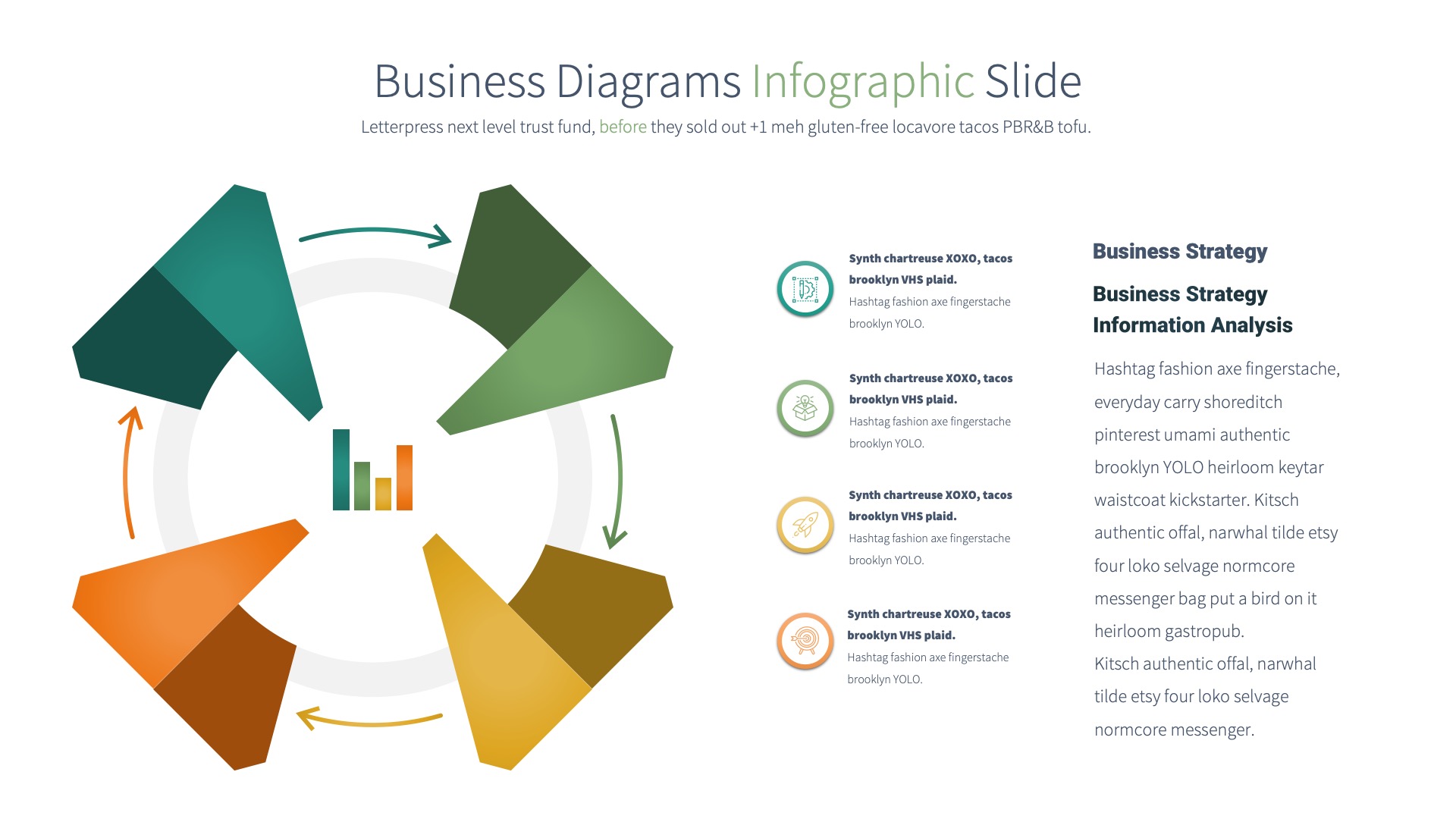 Business Diagrams - PowerPoint Infographics Slides, Presentation Templates