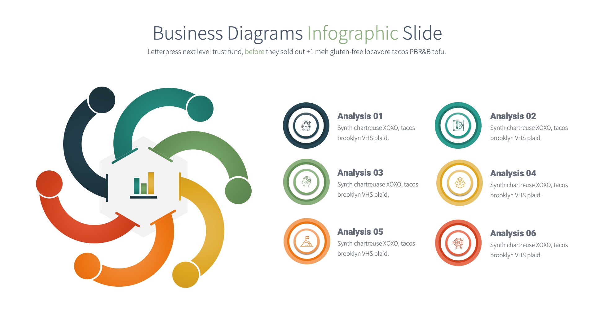 Business Diagrams - PowerPoint Infographics Slides, Presentation Templates
