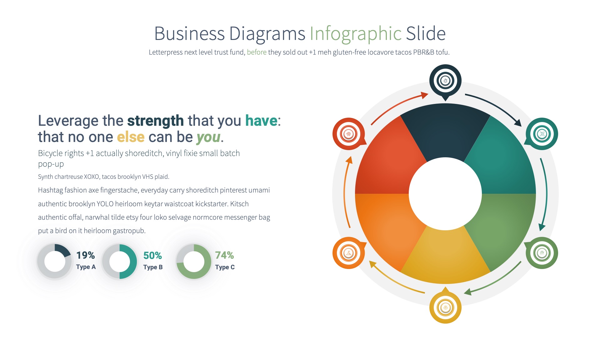 Business Diagrams - PowerPoint Infographics Slides, Presentation Templates