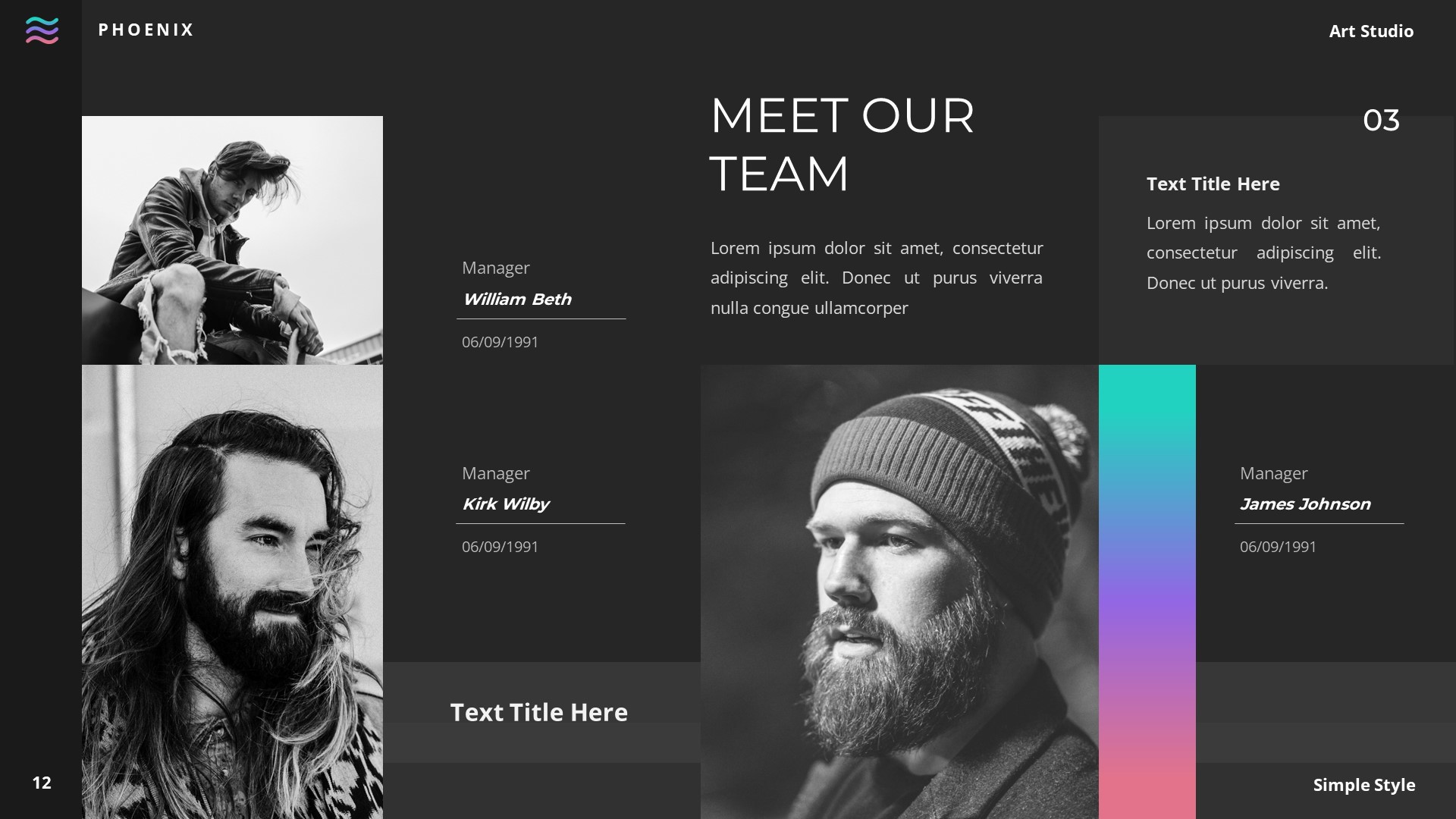 Phoenix - PowerPoint Studio template, Presentation Templates | GraphicRiver