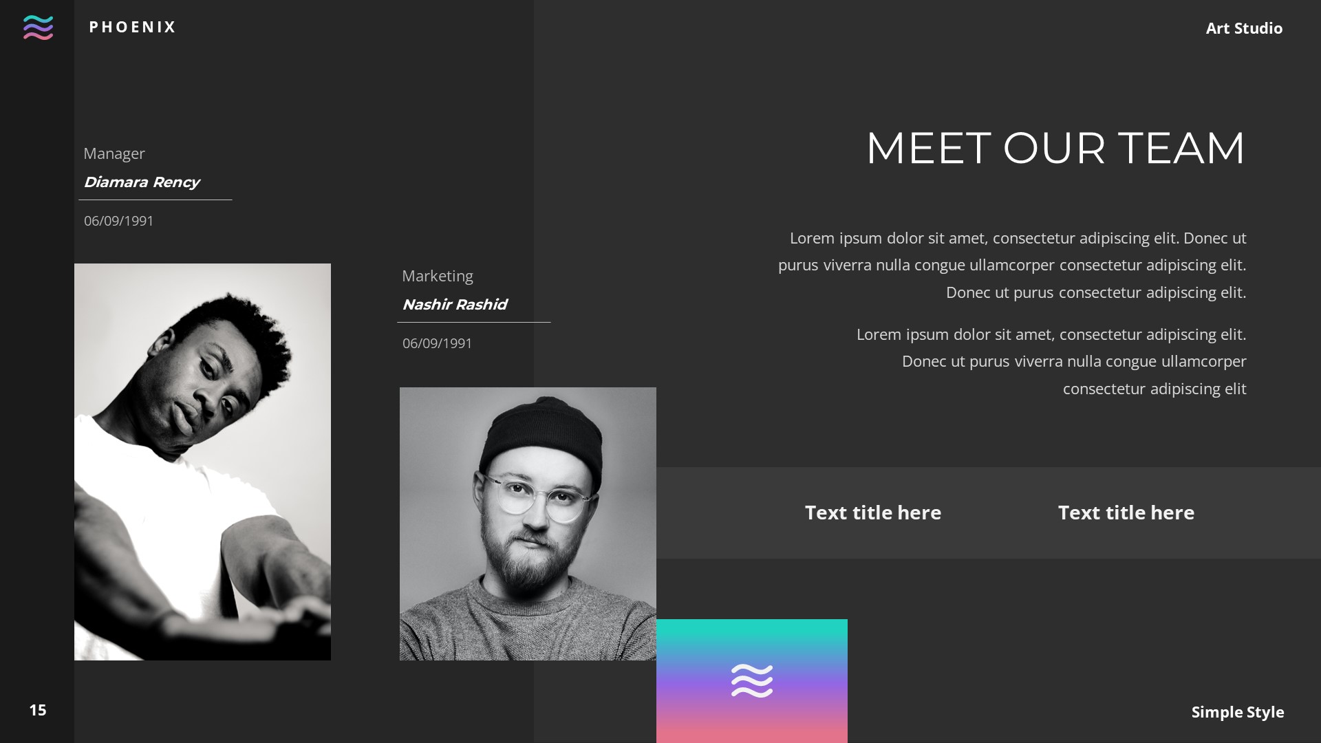 Phoenix - PowerPoint Studio template, Presentation Templates | GraphicRiver