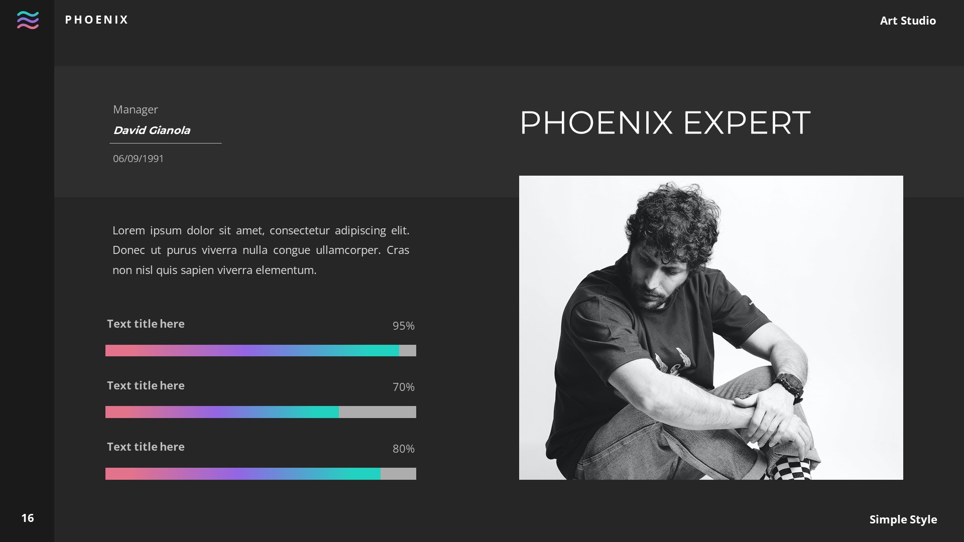 Phoenix - PowerPoint Studio template, Presentation Templates | GraphicRiver