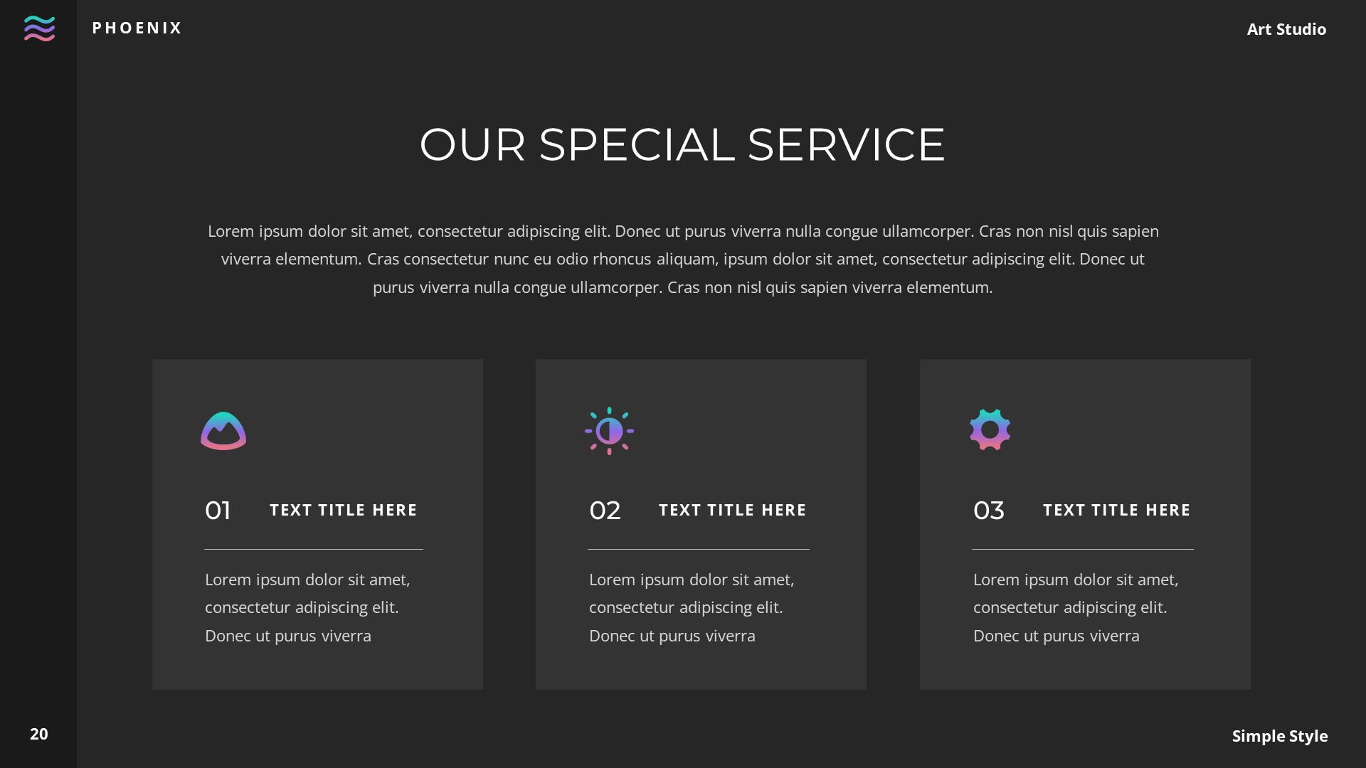 Phoenix - PowerPoint Studio template, Presentation Templates | GraphicRiver