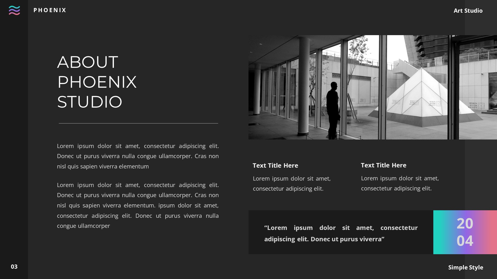 Phoenix - PowerPoint Studio template, Presentation Templates | GraphicRiver