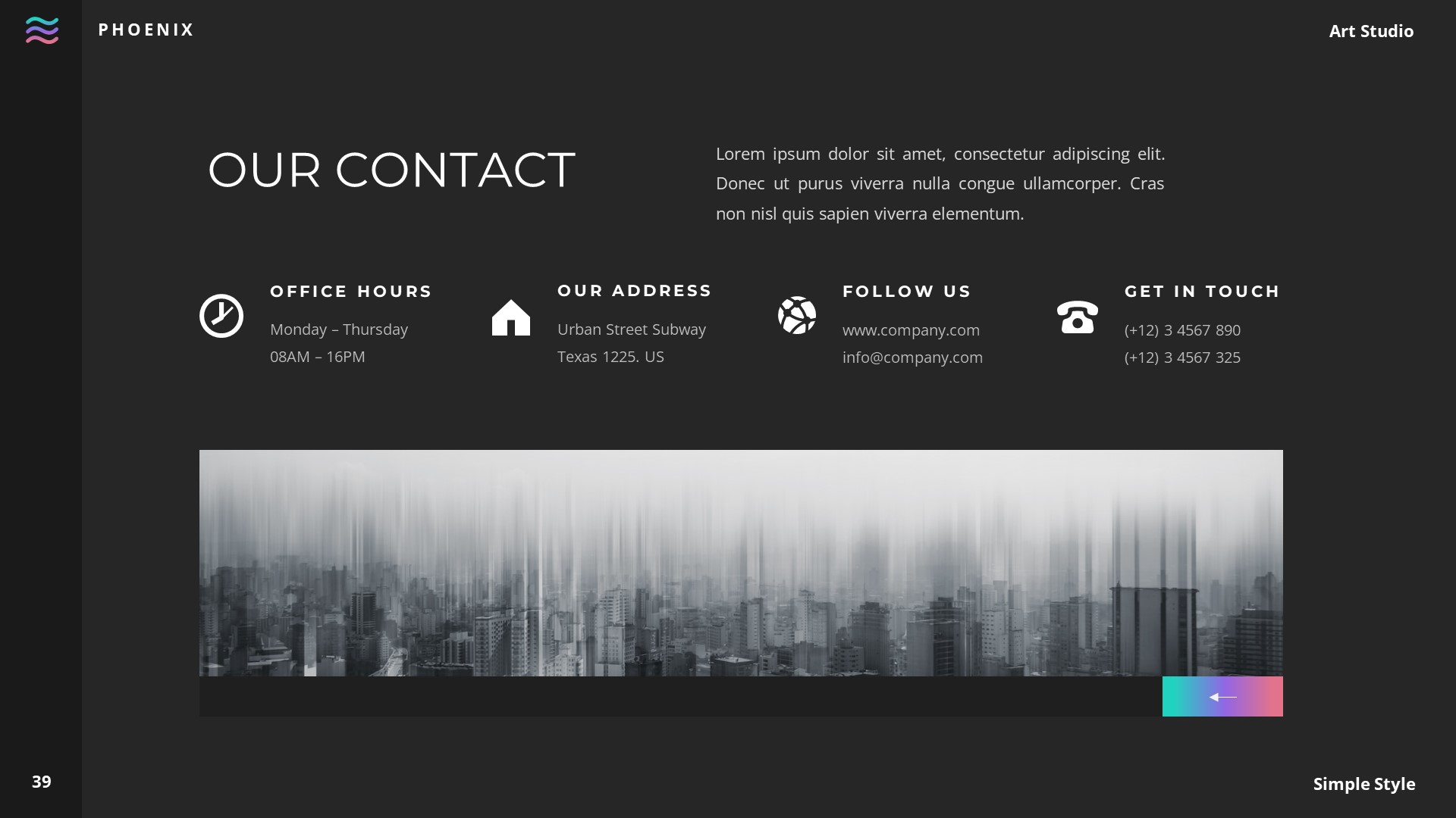 Phoenix - PowerPoint Studio template, Presentation Templates | GraphicRiver