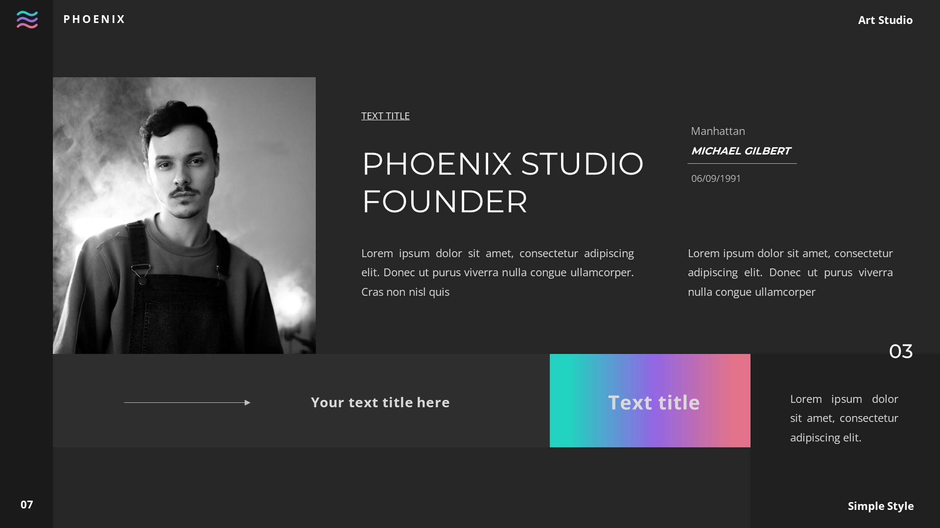 Phoenix - PowerPoint Studio template, Presentation Templates | GraphicRiver