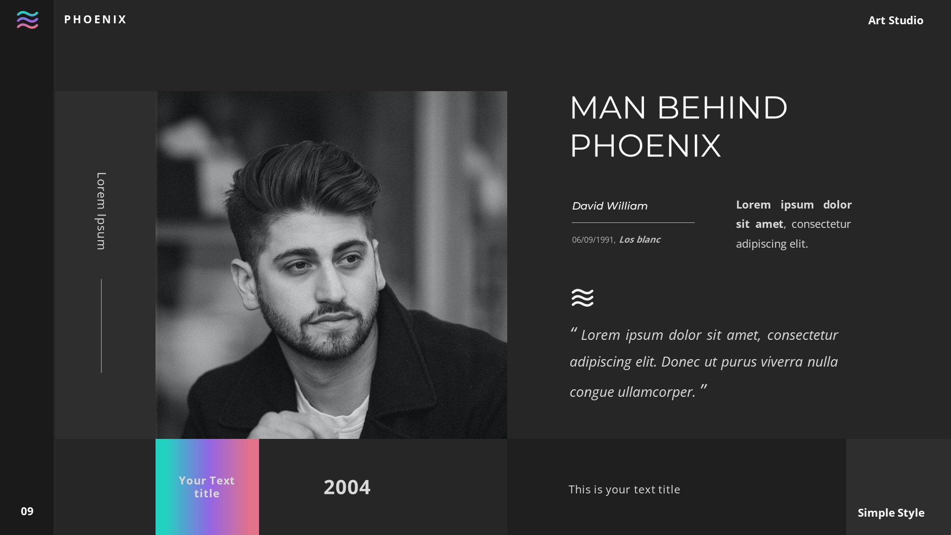 Phoenix - PowerPoint Studio template, Presentation Templates | GraphicRiver